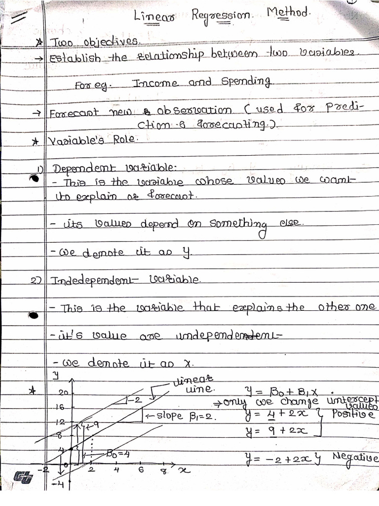 UNIT-1-Linear Regression (2) | PDF
