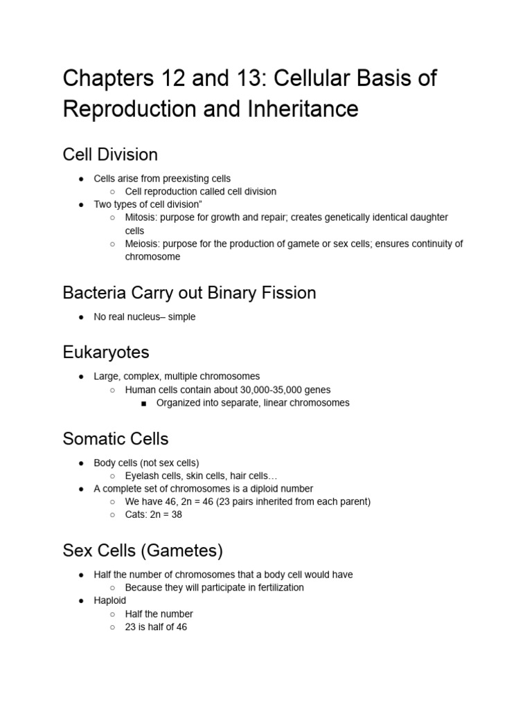 BSC Notes 4_ Exam 4 | PDF | Meiosis | Ploidy