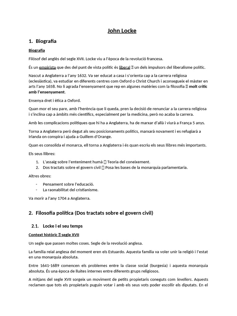 John Locke j | PDF