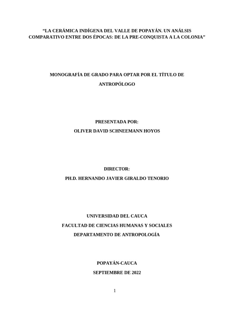 Monografia-Oliver Schneemann-La Cerámica Indígena Del Valle de Popayán ...