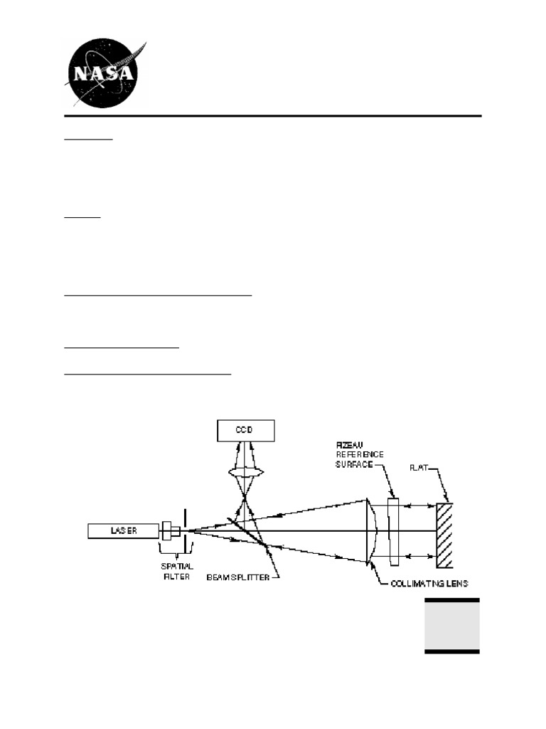 Fizeau Interferometer Optical Testing | PDF | Interferometry | Optics