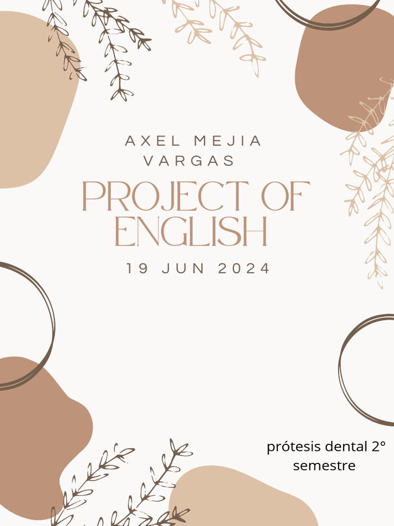 Proyecto Inglés | PDF