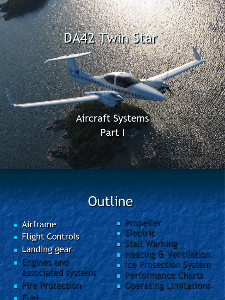 DA42 Systems 1 | PDF | Landing Gear | Steering