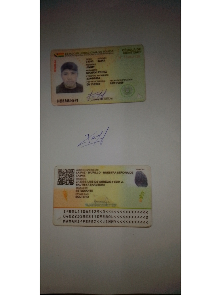 Fotocopia de Carnet | PDF