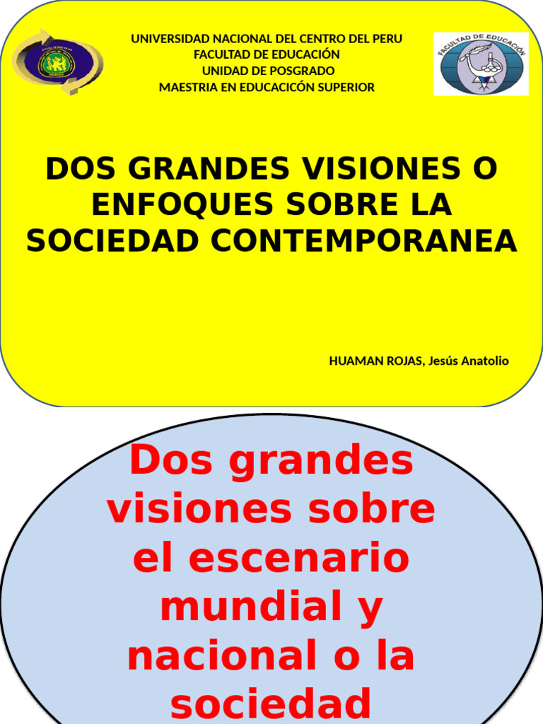 Dos Grandes Visiones Sobre La Sociedad Contemporaea | PDF | Capitalismo ...