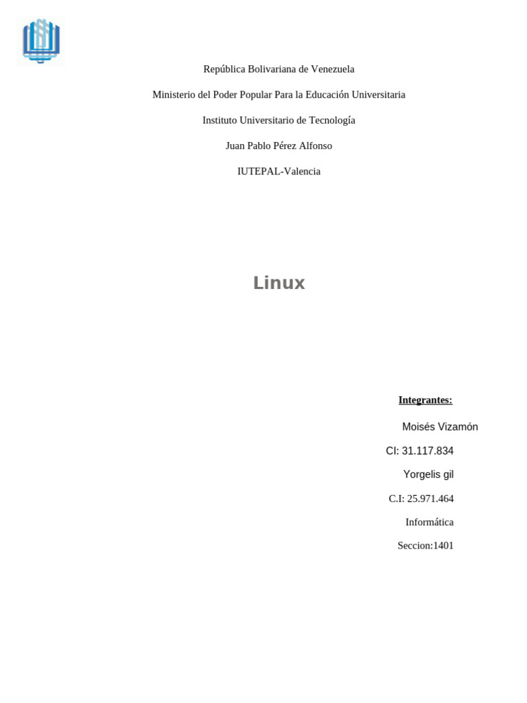 Introducción a Linux y sus comandos | PDF | Distribución de Linux ...