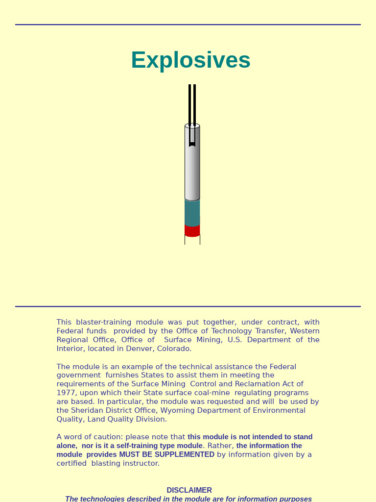 Basic Explosive Information - PPT | PDF | Emulsion | Chemistry