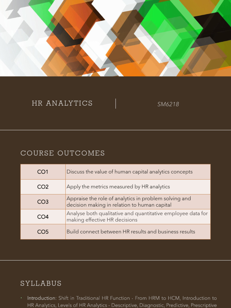 HR Analytics | PDF | Employee Retention | Performance Indicator