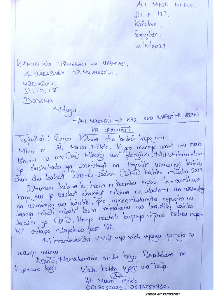 Ally 2 Ally Letter | PDF