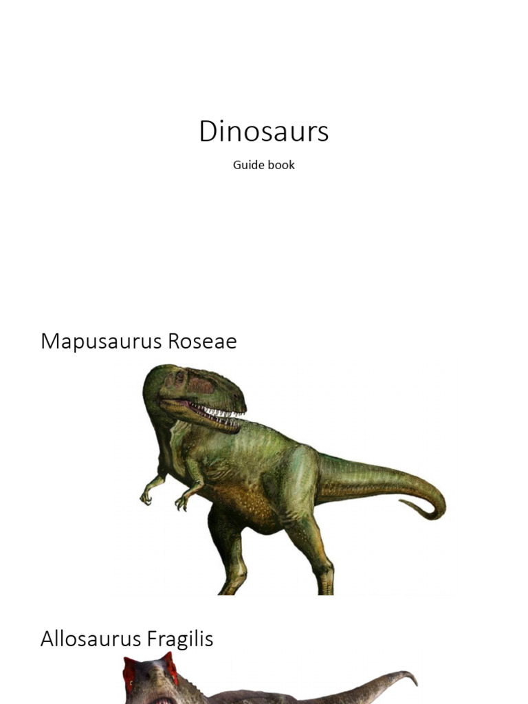 Dinosaurs: Guide Book | PDF