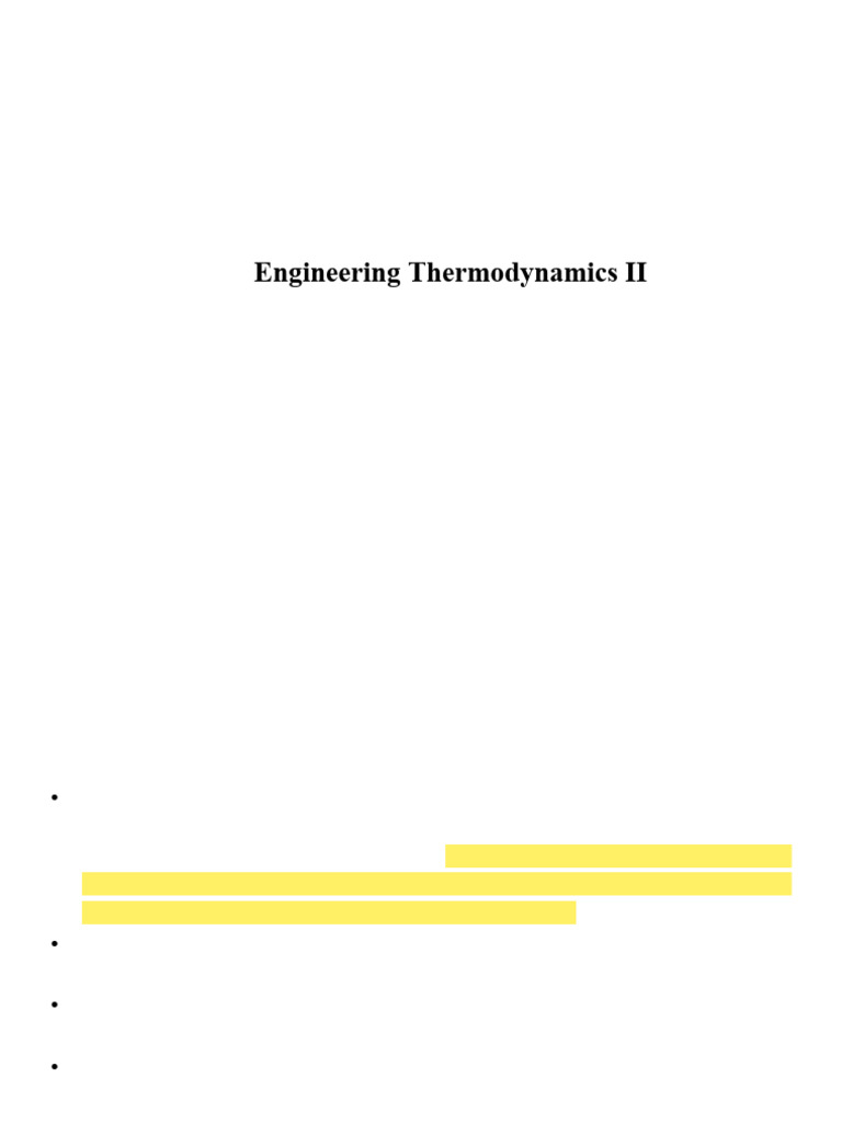 Thermodynamics Ii 1 Gas Mixtures Pdf Gases Temperature