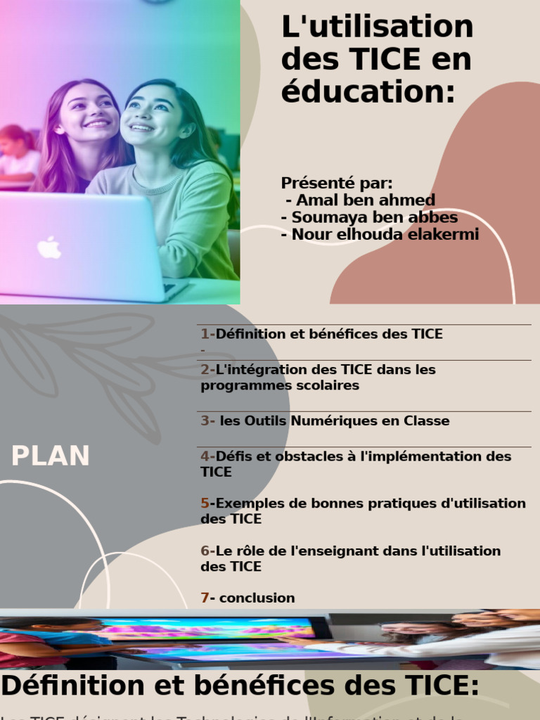 L'Utilisation Des TICE en Éducation | PDF | Scratch (Langage de ...
