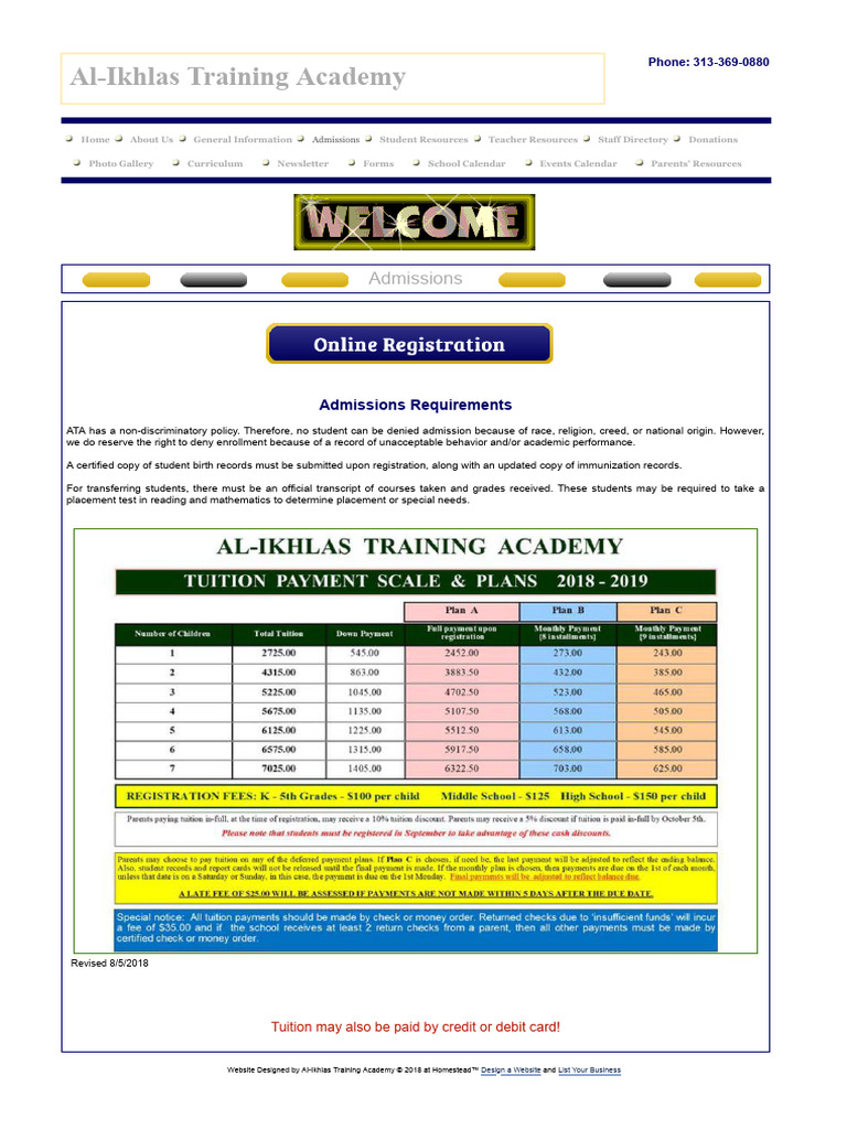Al-Ikhlas Training Academy Admissions Guide | PDF