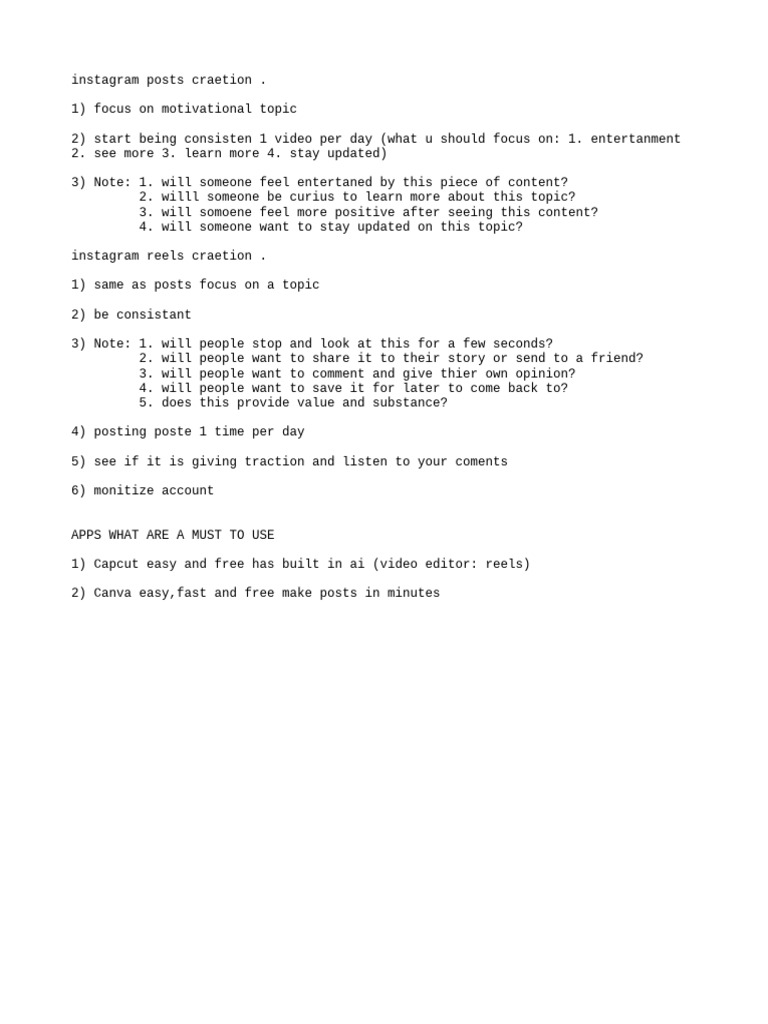 Instagram Faceless | PDF