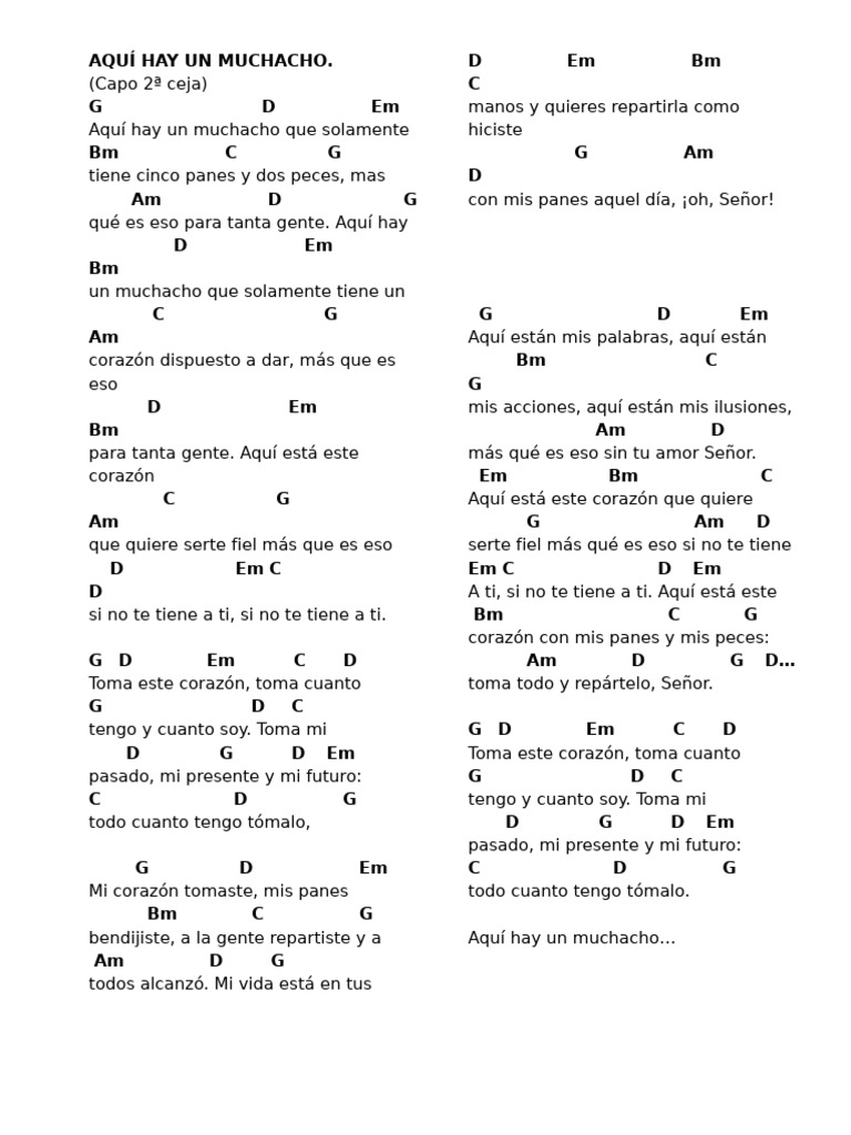 Aquí Hay Un Muchacho | PDF