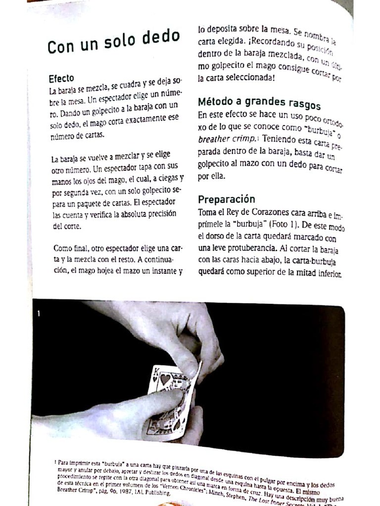 Con un solo dedo | PDF