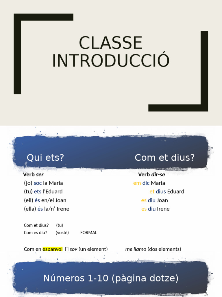 Classe Introducció AA | PDF