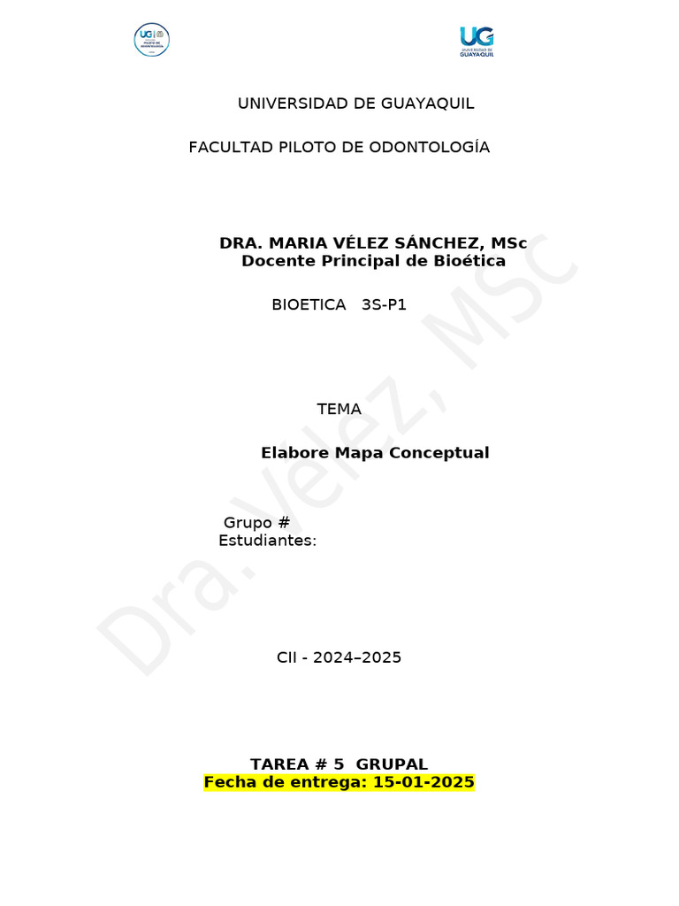 5) Tarea 5 Grupal Mapa Conceptual | PDF