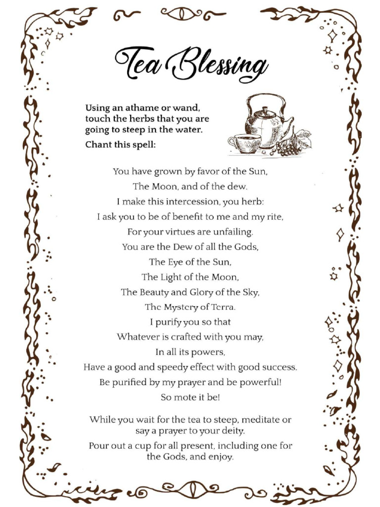 Tea-Offering-Blessing-Spells8 | PDF