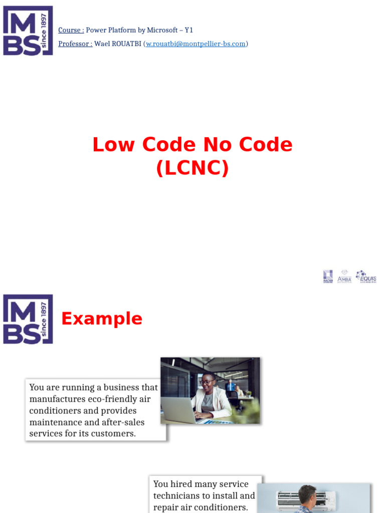 2. Introduction to Low Code No Code development | PDF | Microsoft Excel | Application Software