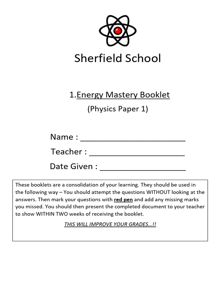 Energy Mastery Booklet Overview | PDF | Power Station | Wind Power