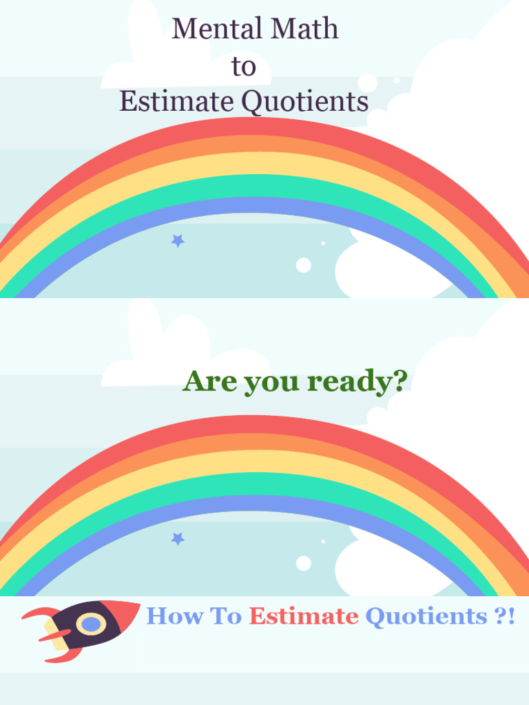 Estimating Quotients Made Easy | PDF | Division (Mathematics ...