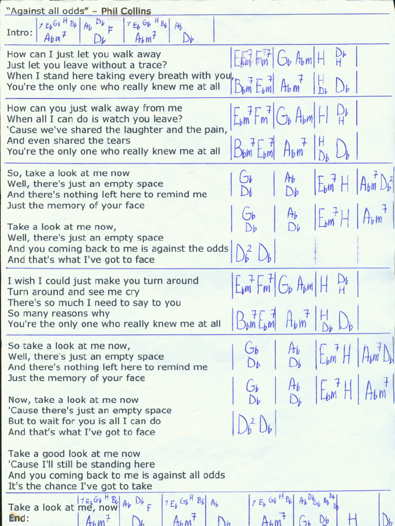 Against All Odds | PDF