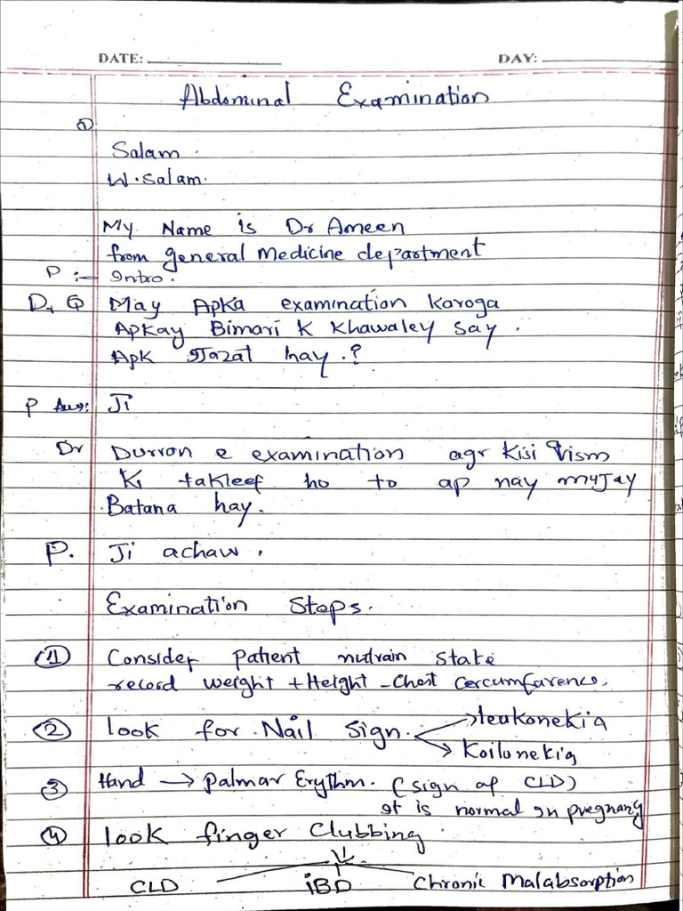 General Examination GIT | PDF