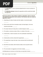 Appositives and Appositive Phrases - Worksheet | PDF | Language ...