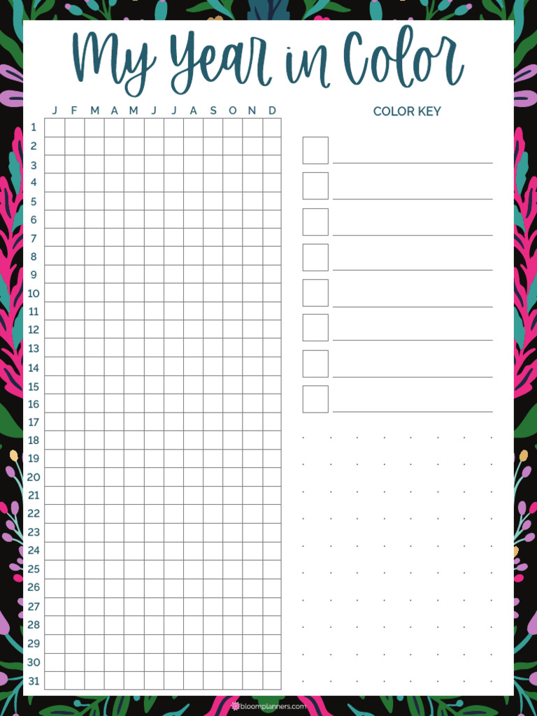 My Year in Color | PDF