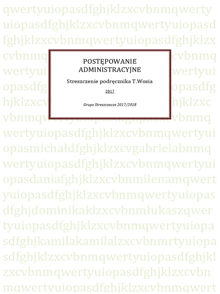 Skrypt Z Podręczników Do KPA I PPSA Nowy | PDF