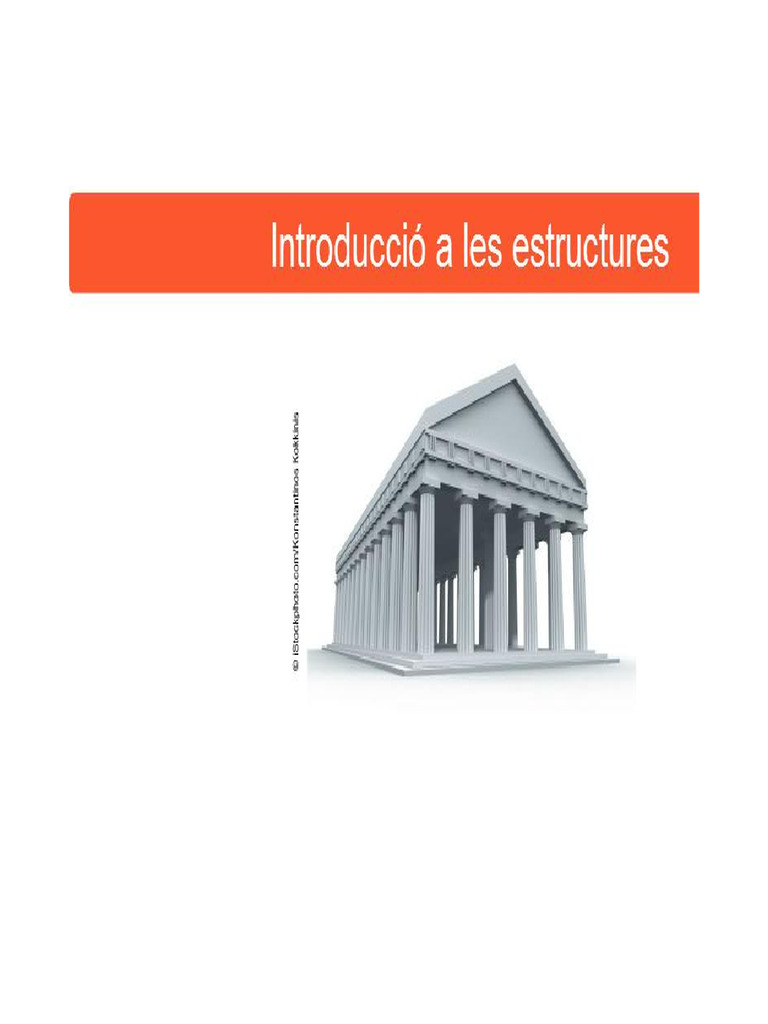 1.introducció Estructures I Esforcos | PDF