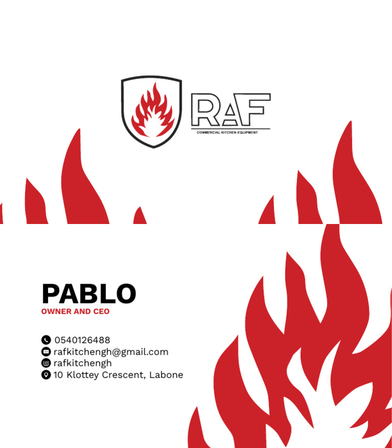 RAF Business Card | PDF