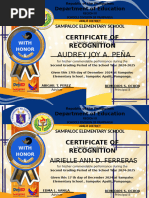 1ST Quarter Recognition | PDF