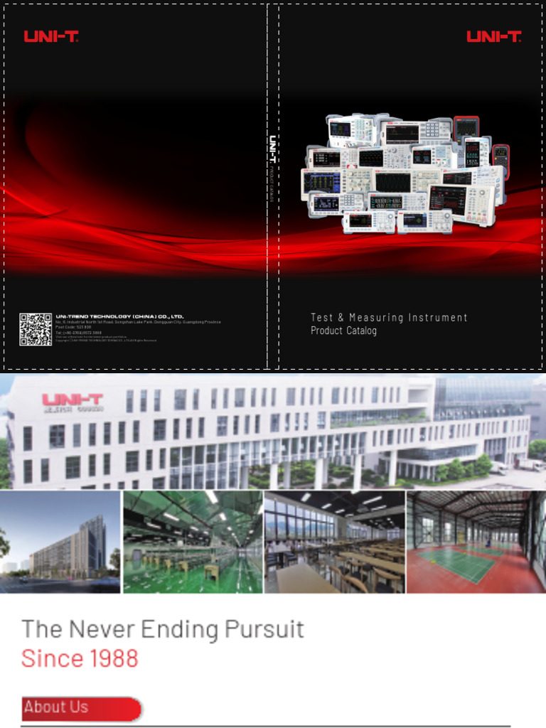 Draft UNI-T Instruments Catalog | PDF | Usb | Computing