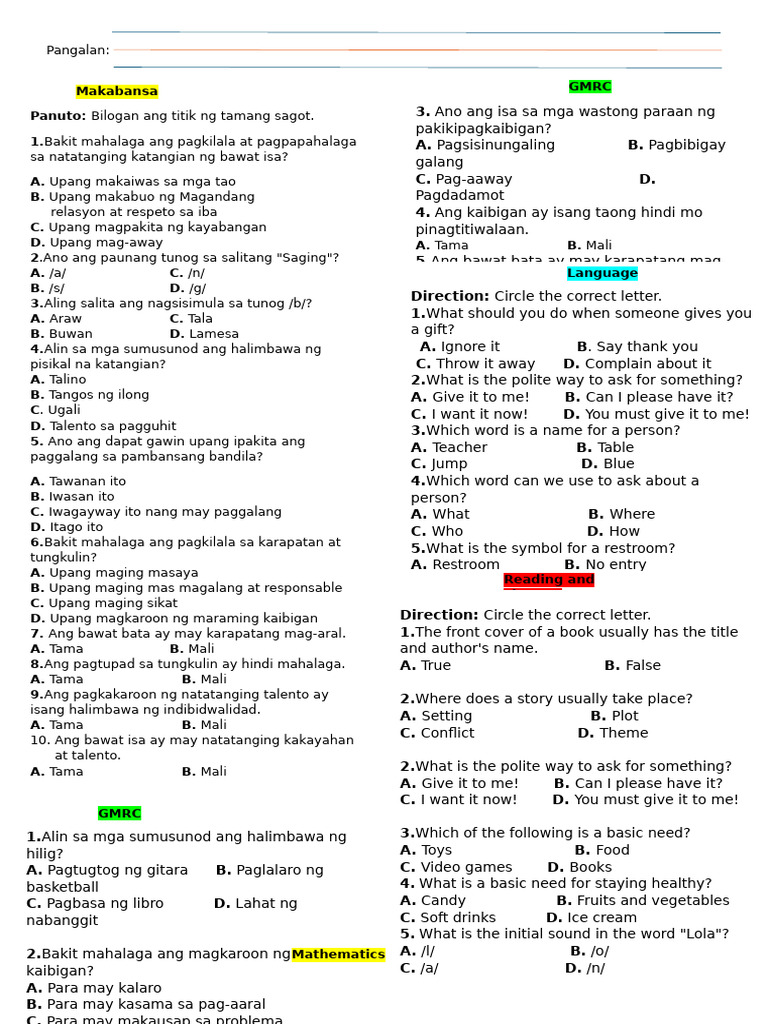 Review Material Q1 | PDF | Geometric Shapes | Euclidean Plane Geometry