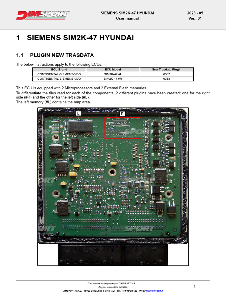 ECUTools Vietnam Pinout Dimsport Open Mode Continental Siemens VDO ...