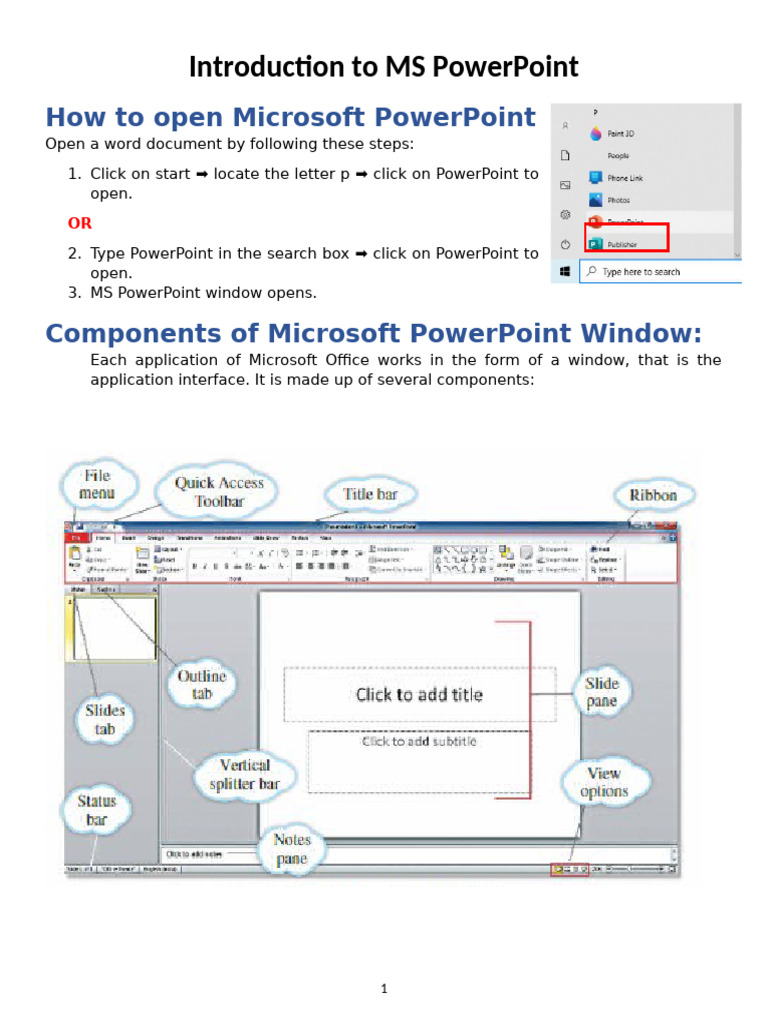 MS Power | PDF | Window (Computing) | Software