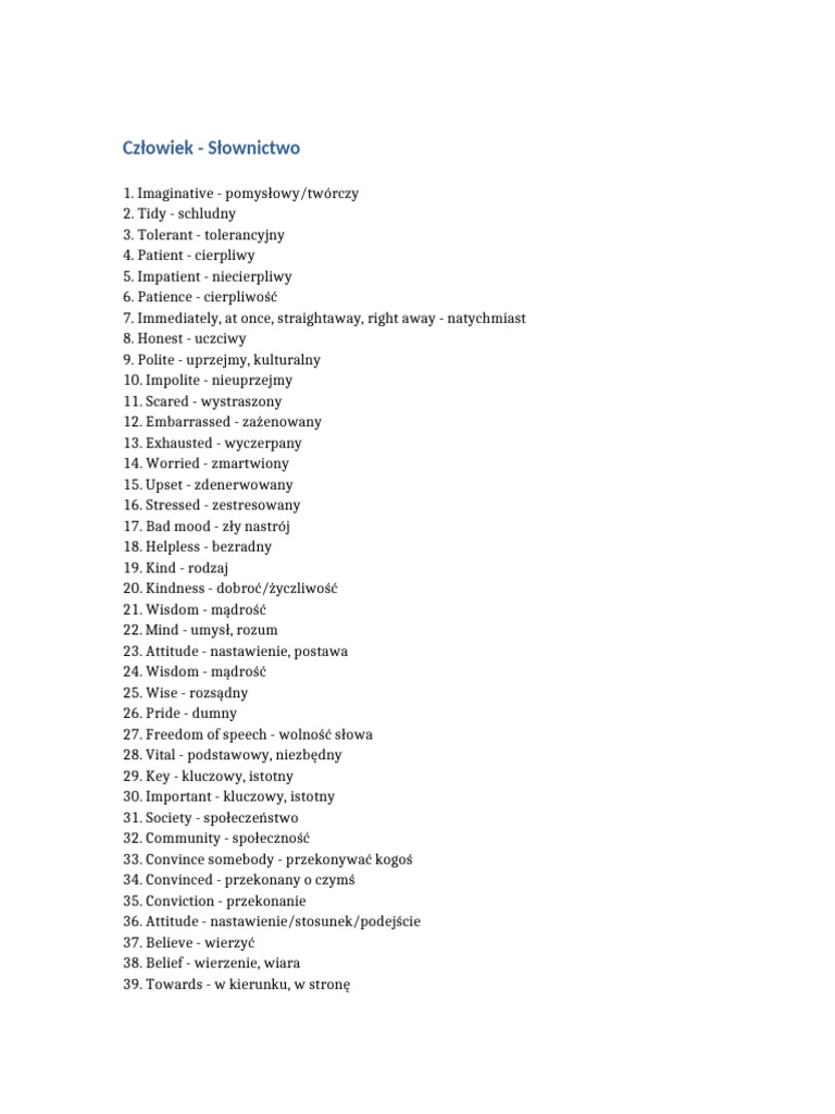 Czlowiek_slowinictwo | PDF Czlowiek_slowinictwo | PDF