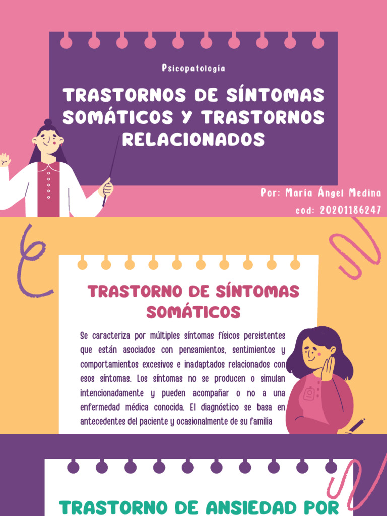 Trastornos de Síntomas Somáticos Y Trastornos Relacionados: Psicopatología | PDF | Trastorno ...