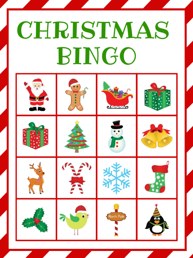 Christmas Bingo Game Instructions | PDF