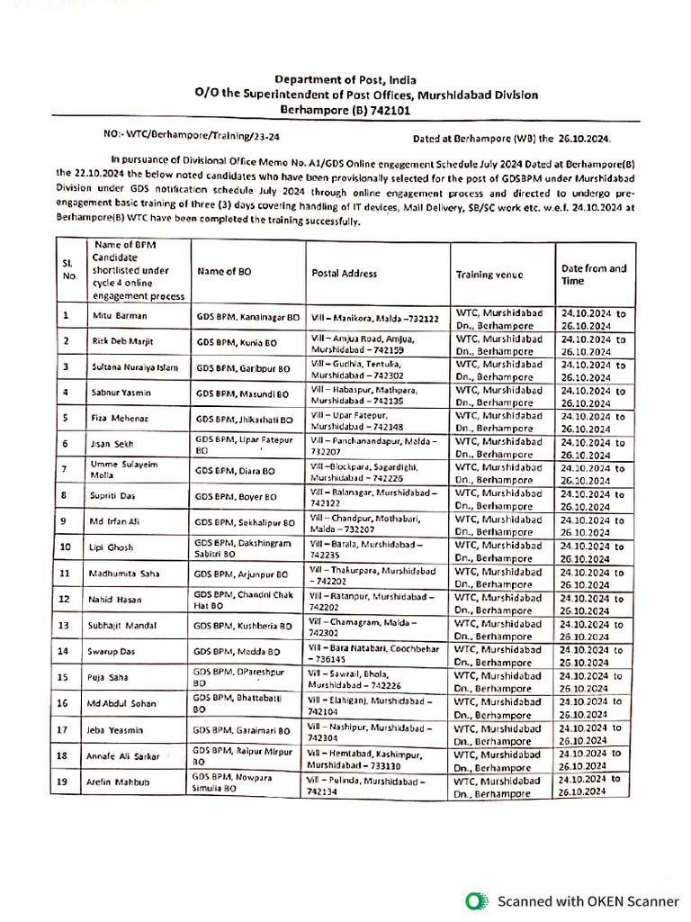 GDS Training Completion Certificate | PDF