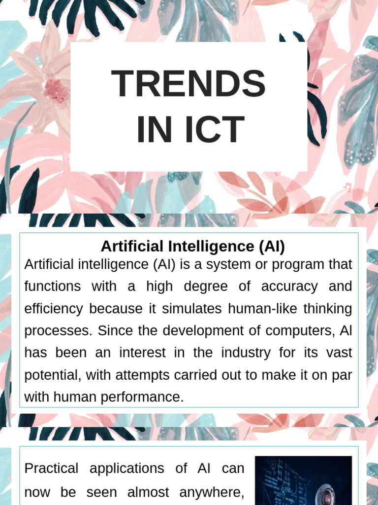 Key Trends and Issues in ICT | PDF | Cybercrime | Internet Of Things