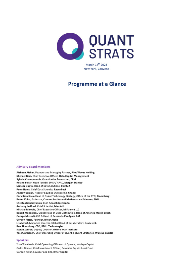 Quant Strats Ny 2023 Programme v20 ...