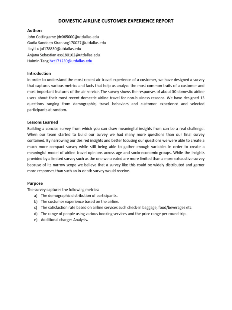 Asignment 1 - Report - Version2 | PDF | Aviation