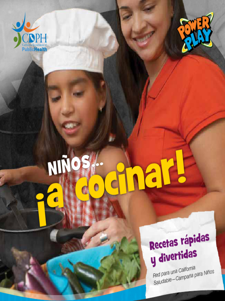 Kids Get Cookin Cook Book in Spanish | PDF | ensalada | Vegetales