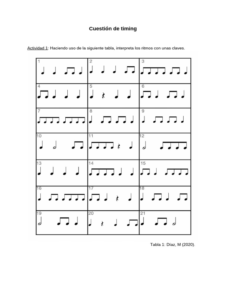 Material 2: Ritmo | PDF