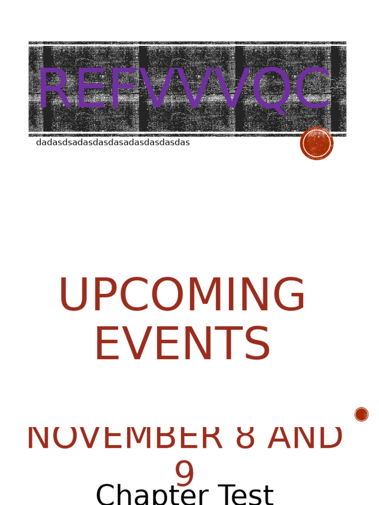 Upcoming School Events Nov-Dec | PDF