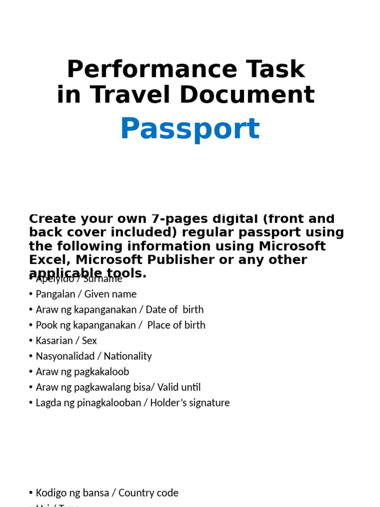 Guideline of Passport | PDF | Passport | Government And Personhood