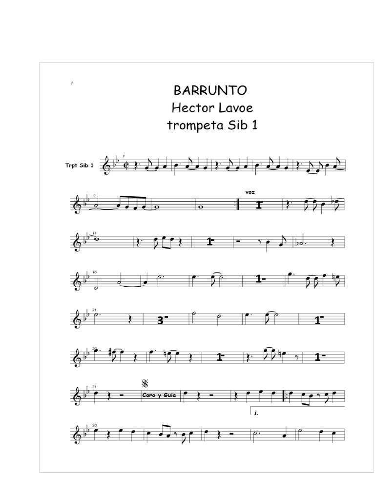 Barrunto trpt1 | PDF
